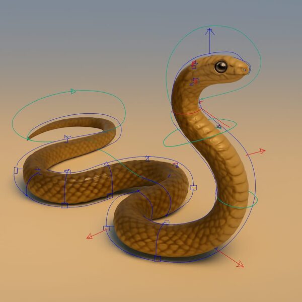 Rigging A Snake in Maya Practice - CG lessons - powered by Nayzak ...